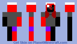 "70 Old cursed red hulk Minecraft Skin
