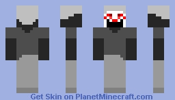 Gray steve marionete Minecraft Skin