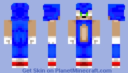 Sonic the Hedgehog Minecraft Skin