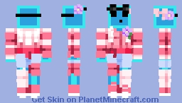 4cvit Pink Penguin Minecraft Skin