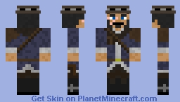 Red Harlow RD Revolver (Without Hat) By SorrenDC Minecraft Skin
