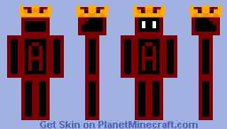 Panda Blob Skin with Crown Minecraft Skin