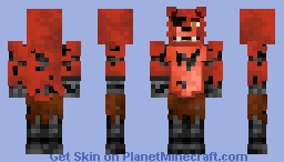 Foxy (Five Nights at Freddy's) Minecraft Skin