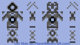Empty Warrior armour (final) Minecraft Skin