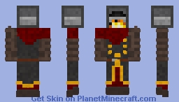 Furnace soldier Minecraft Skin