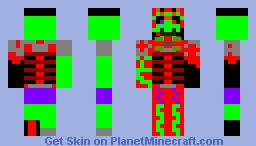 Burned cuesed hulk trap Minecraft Skin