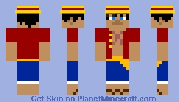 Luffy Minecraft Skin
