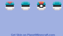 Small Lure Ball (Blue, Shaded) Minecraft Skin