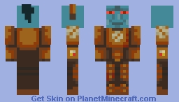 Tau 40k no helmet Minecraft Skin