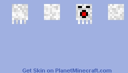 Tiny ghost head skin Minecraft Skin