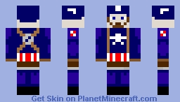 Captain America Minecraft Skin