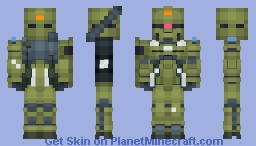 MS-06K Zaku Cannon (Ian Graden) Minecraft Skin