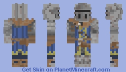 elite knight-slightly rusted Minecraft Skin