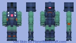 RMS-192M Zaku Mariner Minecraft Skin