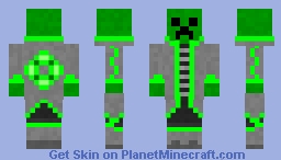 Elektrosibs Creeper Jacket Skin Minecraft Skin