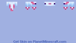 Cyan Axolotl Hat Minecraft Skin