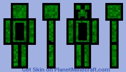 creeper hacker Minecraft Skin