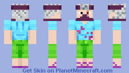 Etho as Lego Friends Mia Minecraft Skin