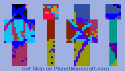 Spray painting accident Minecraft Skin