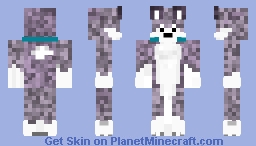 ashen wolf Minecraft Skin