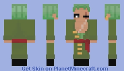 Roronoa Zoro Minecraft Skin