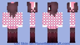(Cozy Pink) Blot Minecraft Skin