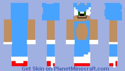 CubeCraft Sonic event (SKIN) Minecraft Skin