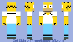 Homer Simpson Minecraft Skin
