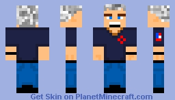 Jeffrey Epstein Minecraft Skin