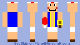 Toy mario Minecraft Skin