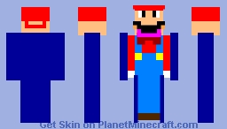 Toy mario fnas 2 Minecraft Skin