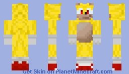 Super Sonic Minecraft Skin