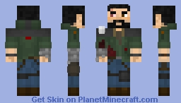 Kyle Crane - Dying Light: The Beast Minecraft Skin