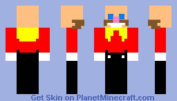 Classic eggman Minecraft Skin