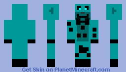 Phantom ian fnas 5 concept Minecraft Skin