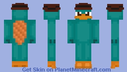 Perry the Platypus Minecraft Skin