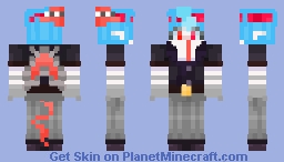 Vee Team Red Minecraft Skin