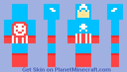 Captain America Minecraft Skin