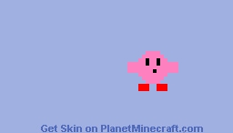 KIRBY!!!!!!!!!!!!!!!! Minecraft Skin