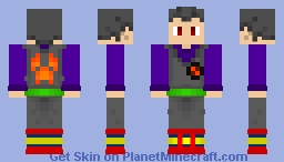 Super Ethan (Blacked Version) / Ethan Black - Global Ver. [Java + Bedrock] Minecraft Skin