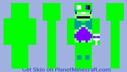 Frozen chip the reverse of el chip Minecraft Skin