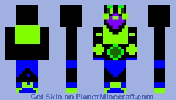 Frozen chip the reverse of el chip Minecraft Skin