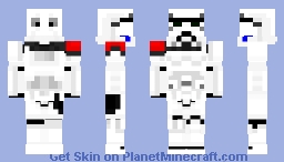 Stormtrooper captain / escort unit Minecraft Skin