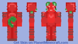 Strawberry cat! :3 Minecraft Skin