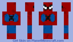 Simplistic Spider-Man Minecraft Skin