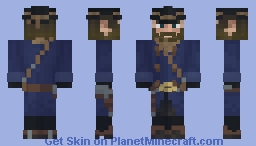 Arthur Morgan Minecraft Skin