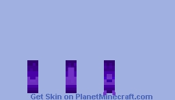 Purple Steve holding Purple Dirt Block Leg skin | For purple jam ...