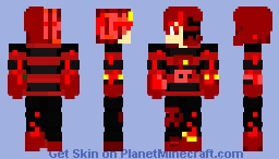 Dash flames Minecraft Skin
