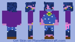 moon elf mask Minecraft Skin