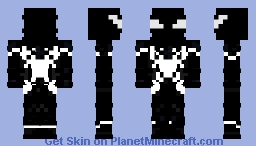 Symbiote spider-man Minecraft Skin